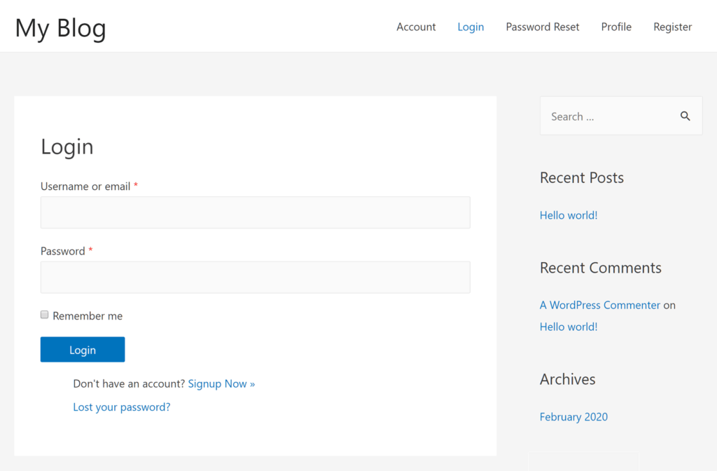 How to Create a Custom WordPress Login Page - WP User Manager