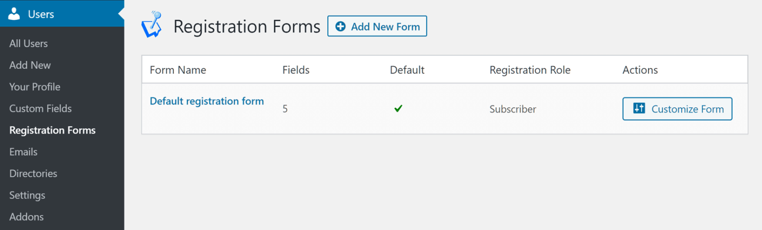 How To Create A Custom Wordpress Registration Form Wp User Manager