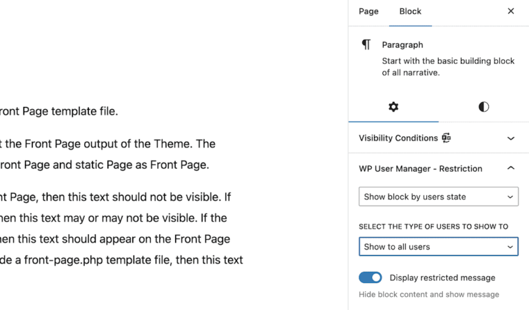 How to Make a WordPress Site Private - WP User Manager